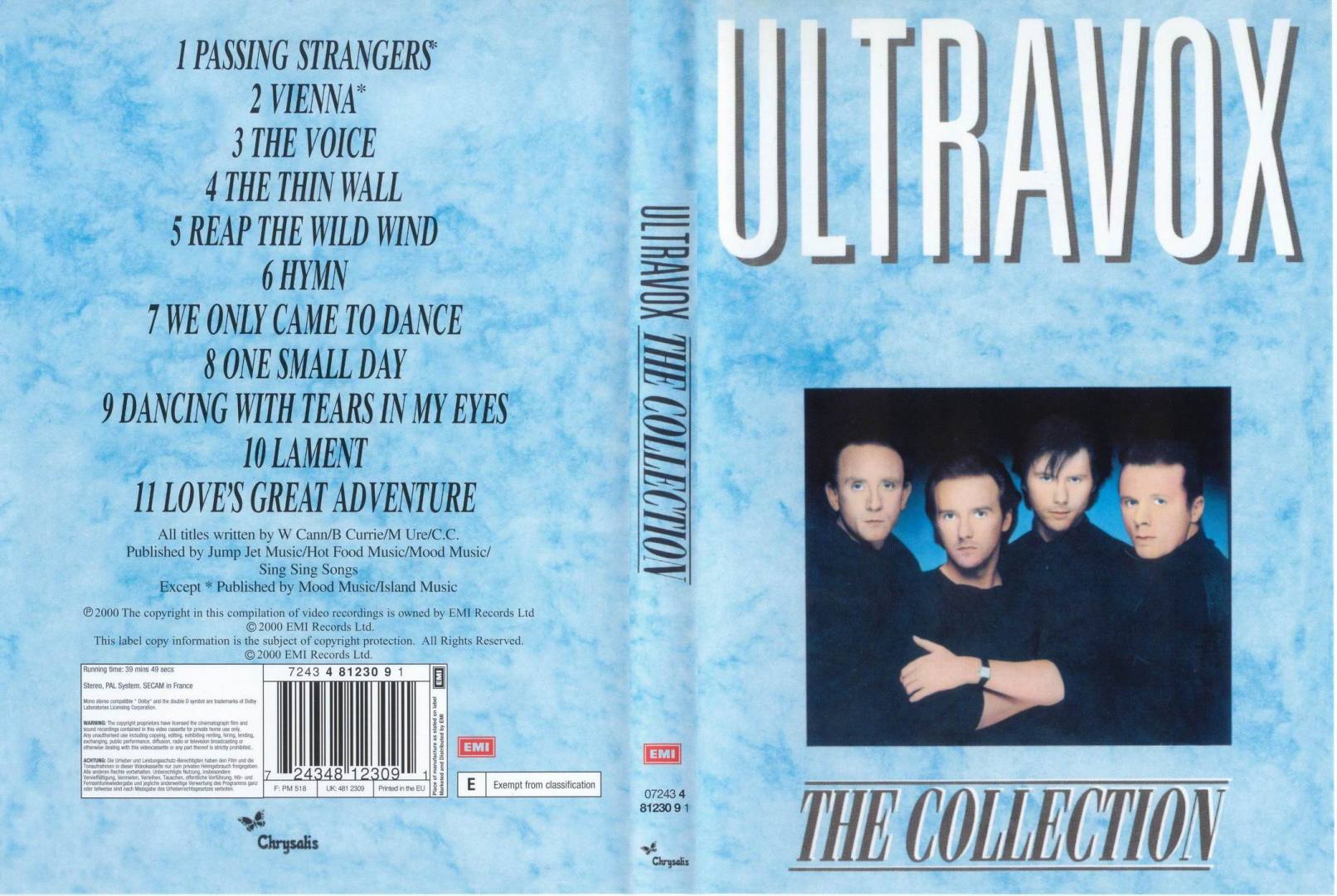 Ultravox The Collection : Front | DVD Covers | Cover Century | Over 1. ...